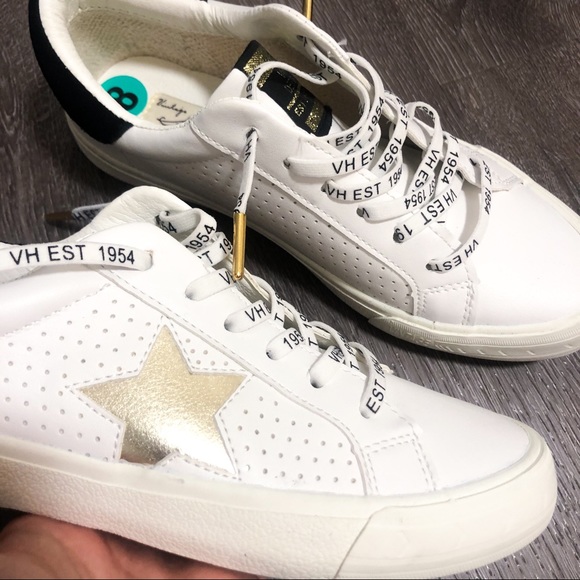 Vintage Havana | Shoes | Vintage Havana Gold Star White Sneakers Brand ...